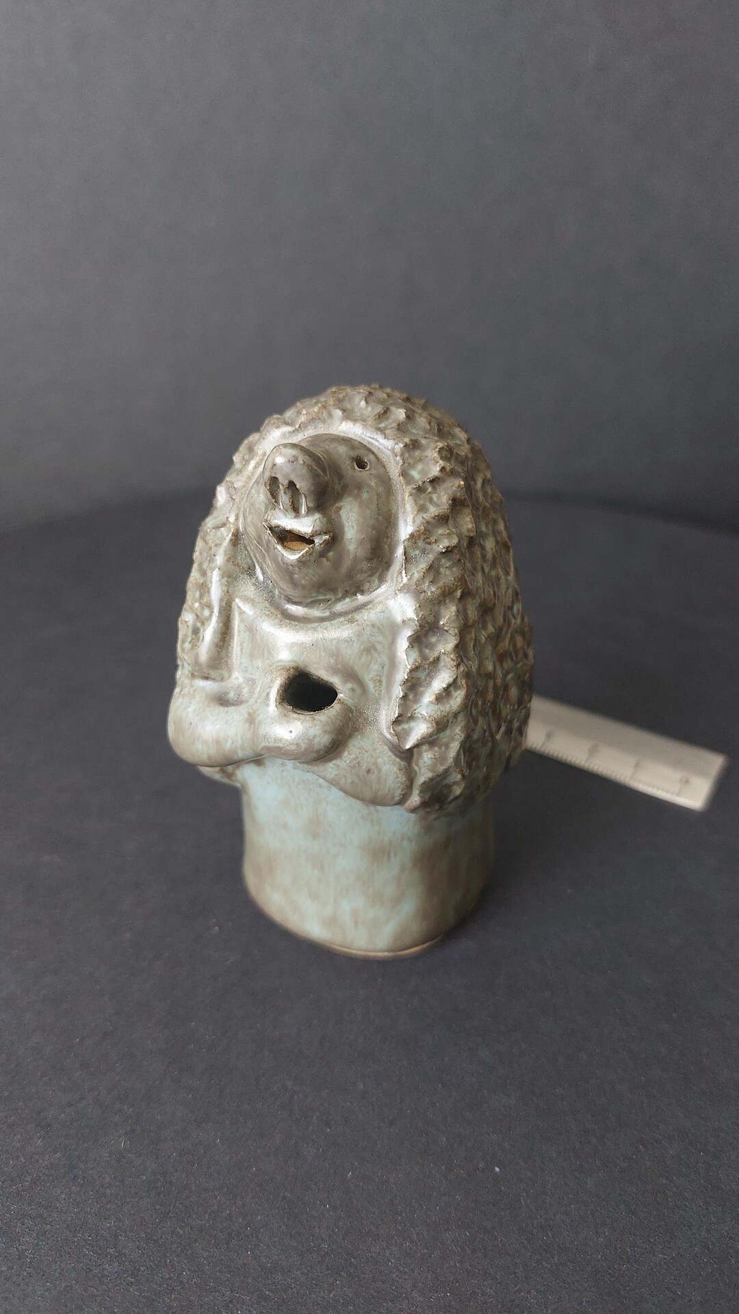 Handmade Ceramic Troll Figurine: KLASE Höganäs Greenish Decor - Etsy