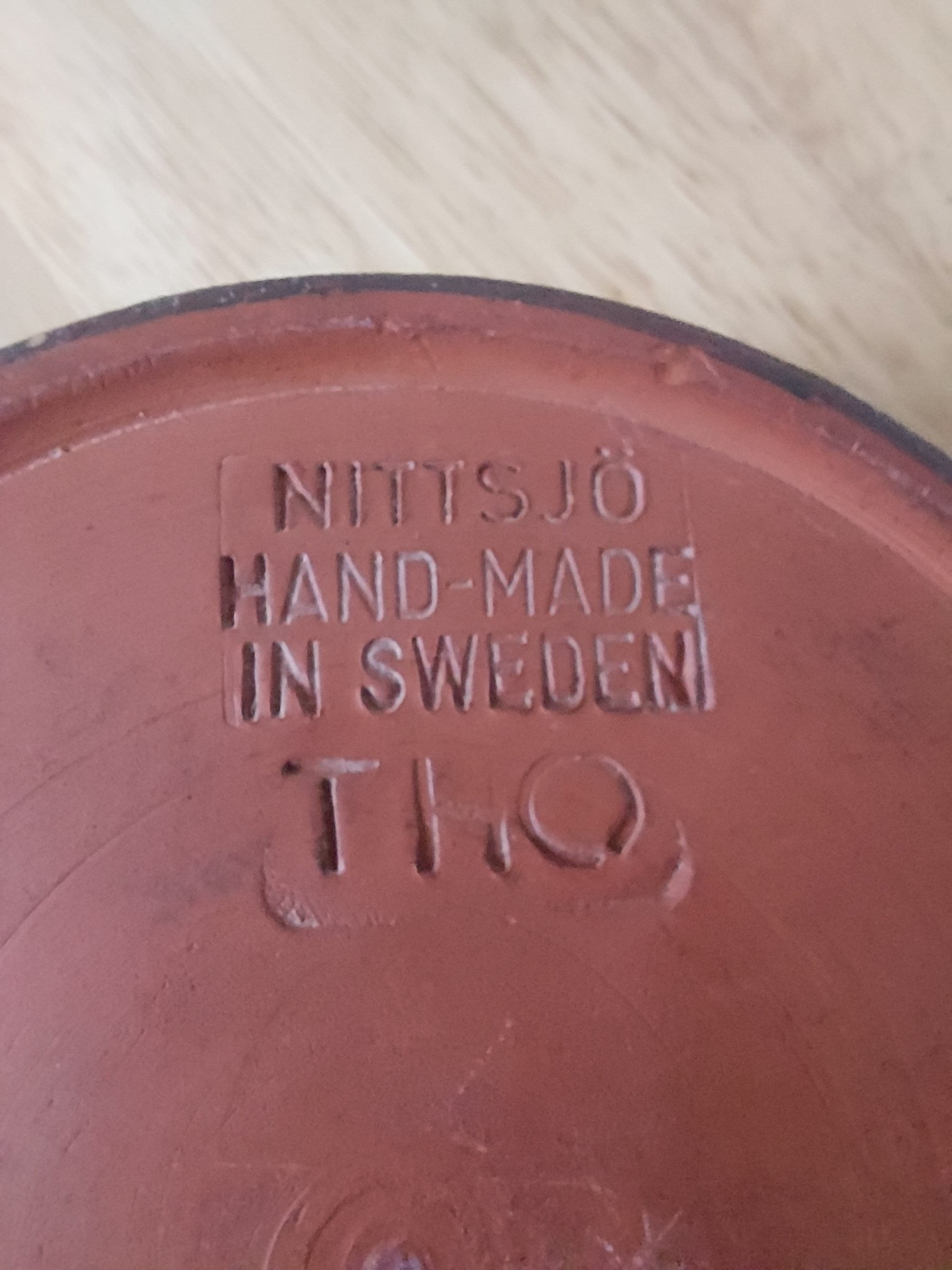 Nittsjö Thomas Hellström,vintage Pottery Bowl ,signed Handmade Sweden ...