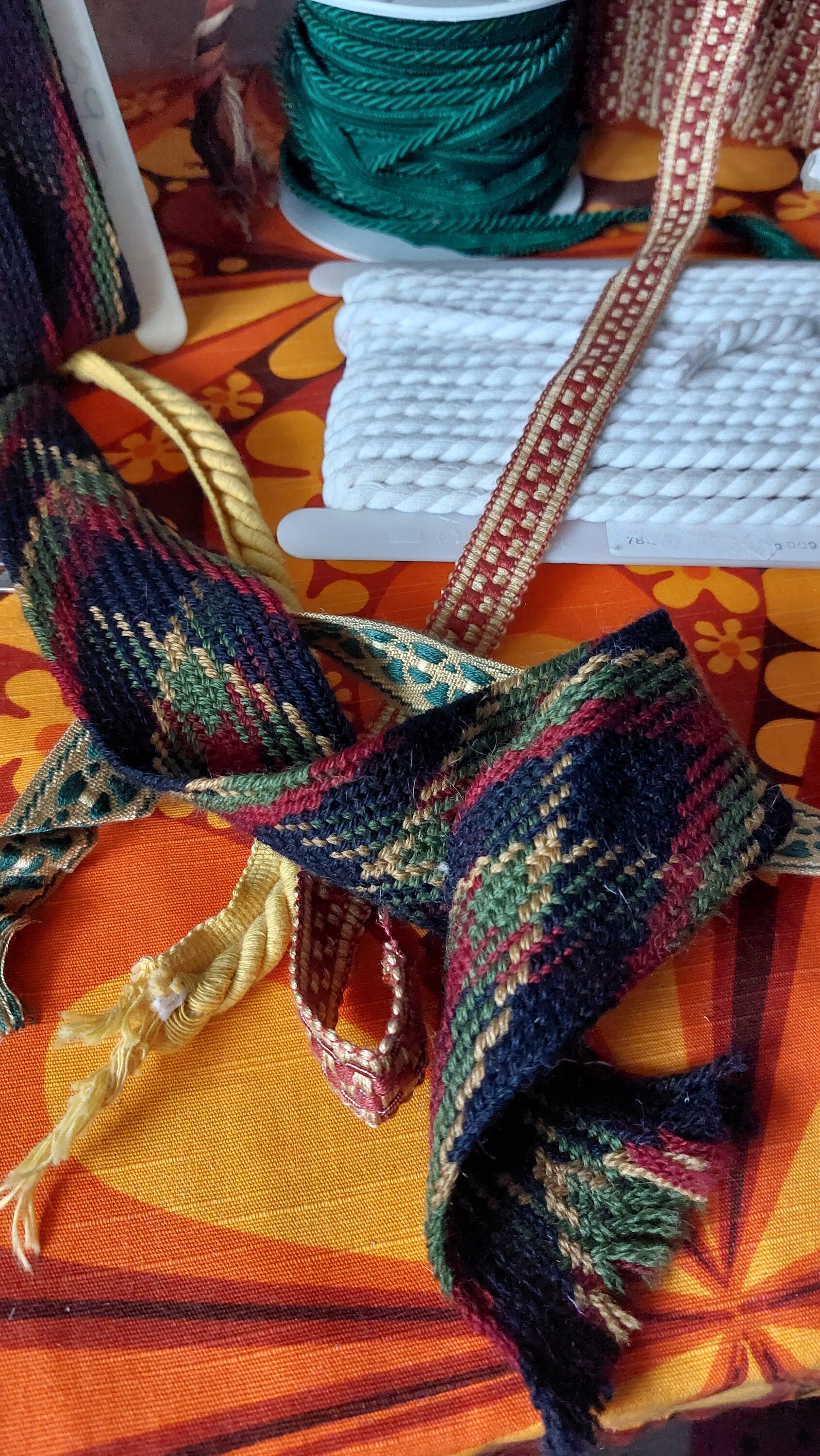 Set of Decorative Braids , Flange Cords for Needlework. - Etsy