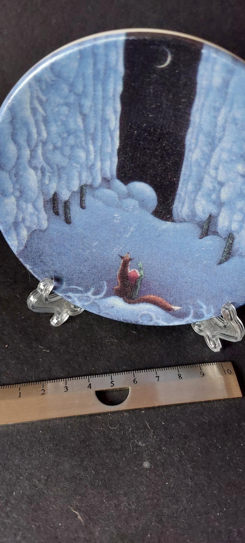 Arabia Finland Lennart Helje Wall Plate Fox and Tomte/gnome - Etsy