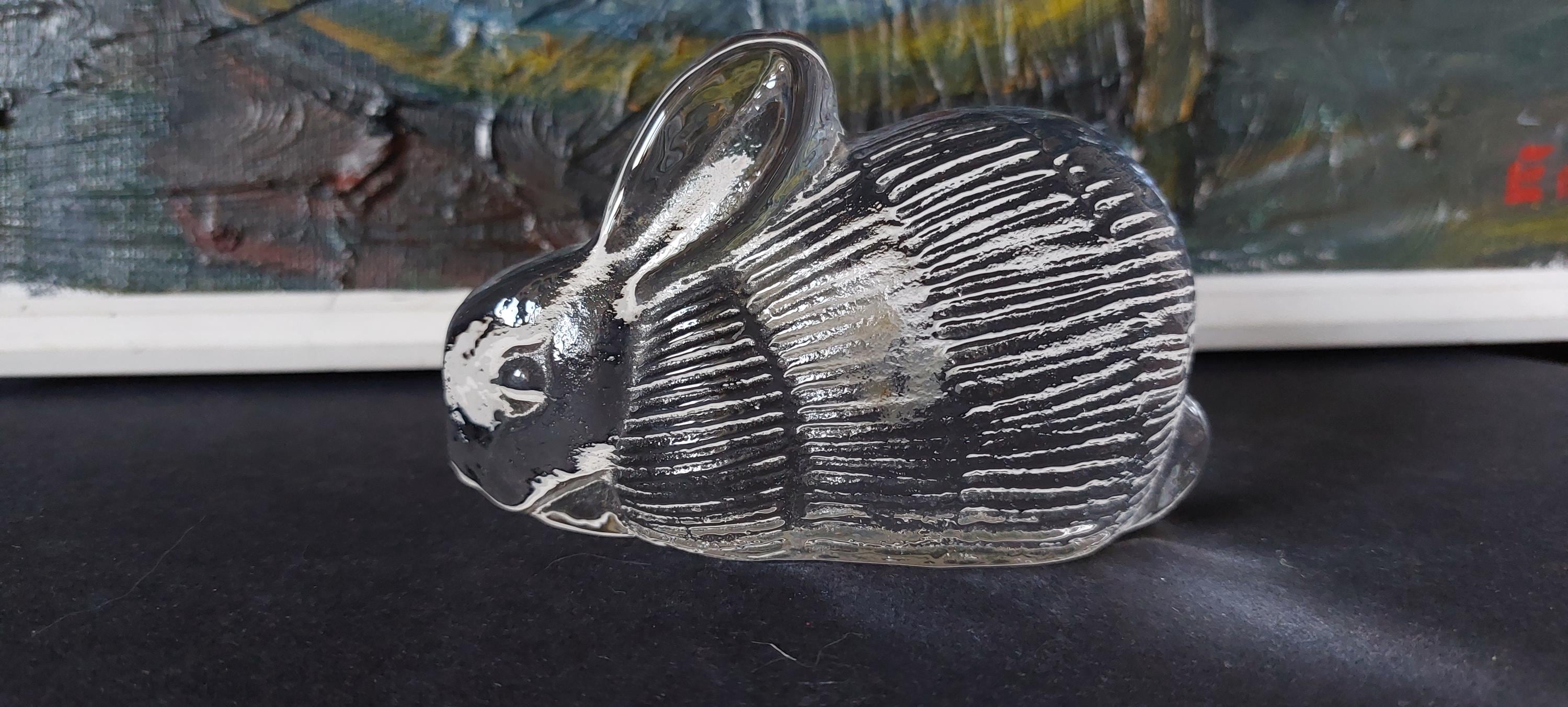 Lisa Larson Glass Figurine From Royal Krona Rabbit in the Animals in ...