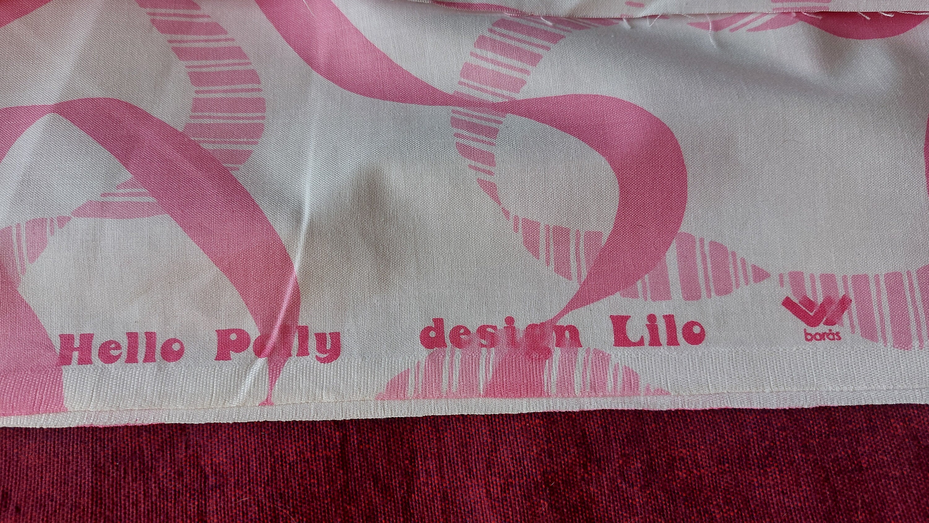 Vintage 'hello Polly' Cotton Fabric by Lilo Hörstadius, Borås Sweden - Etsy