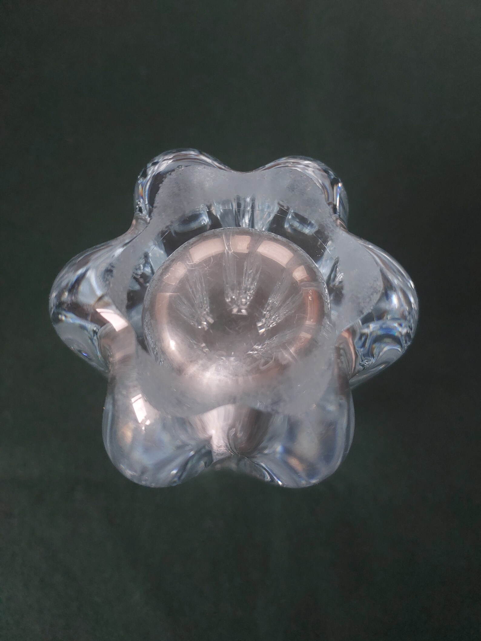Orrefors Stella Polaris Ice Blue Glass Vase - Vicke Lindstrand Design ...