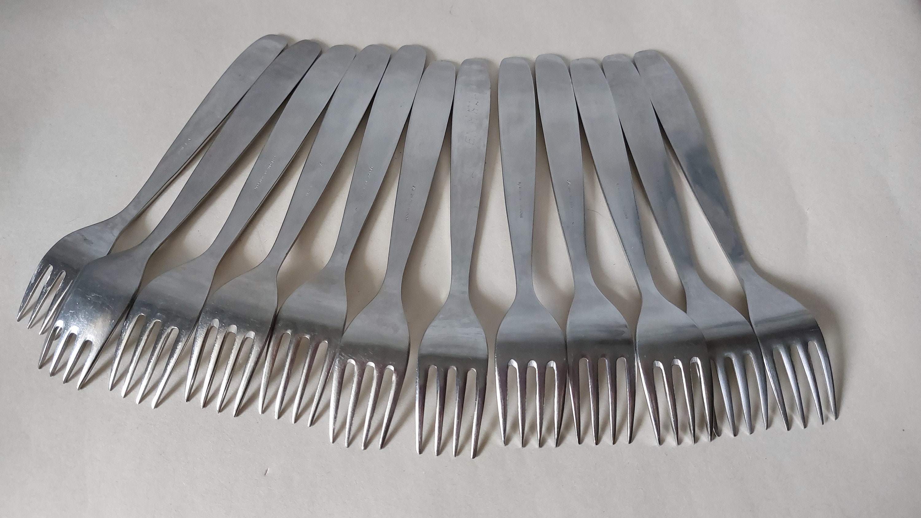 Hackman,scandia, Finland,designed by Kaj Frank,set Cutlery,forks,1950s ...