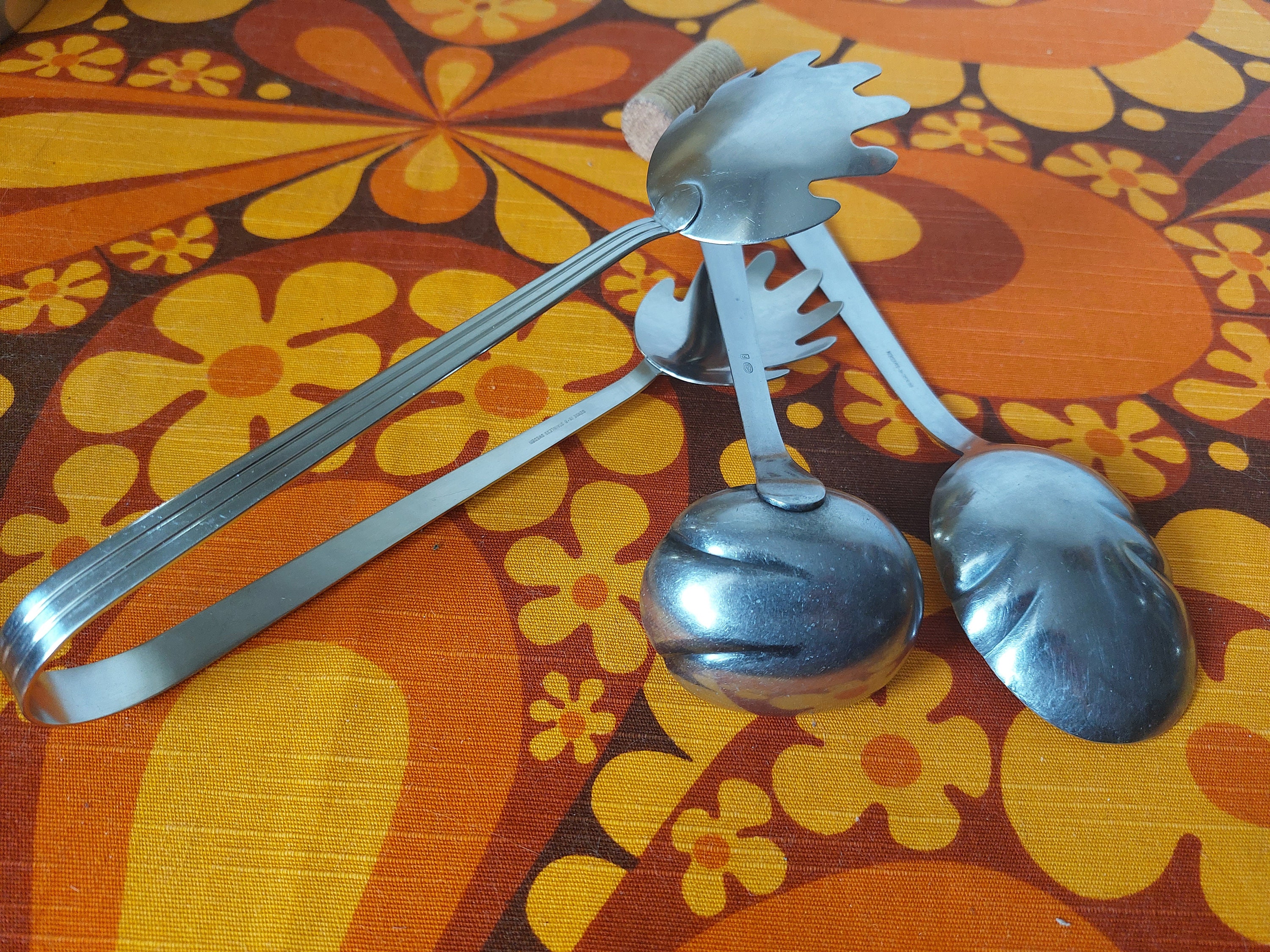 Vintage Gensethebestainless Steelswedenretro Potato Spoon - Etsy