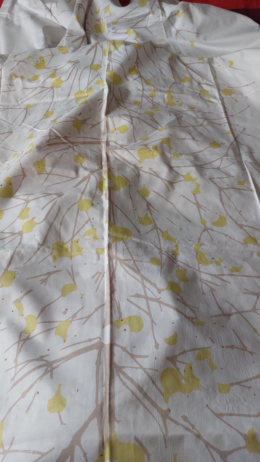 Marimekko-lumimarja-erja Hirvi's Soulful 2004 Design-tablecloth-cotton Fabric,w-150 Cm,l-238 Cm ...