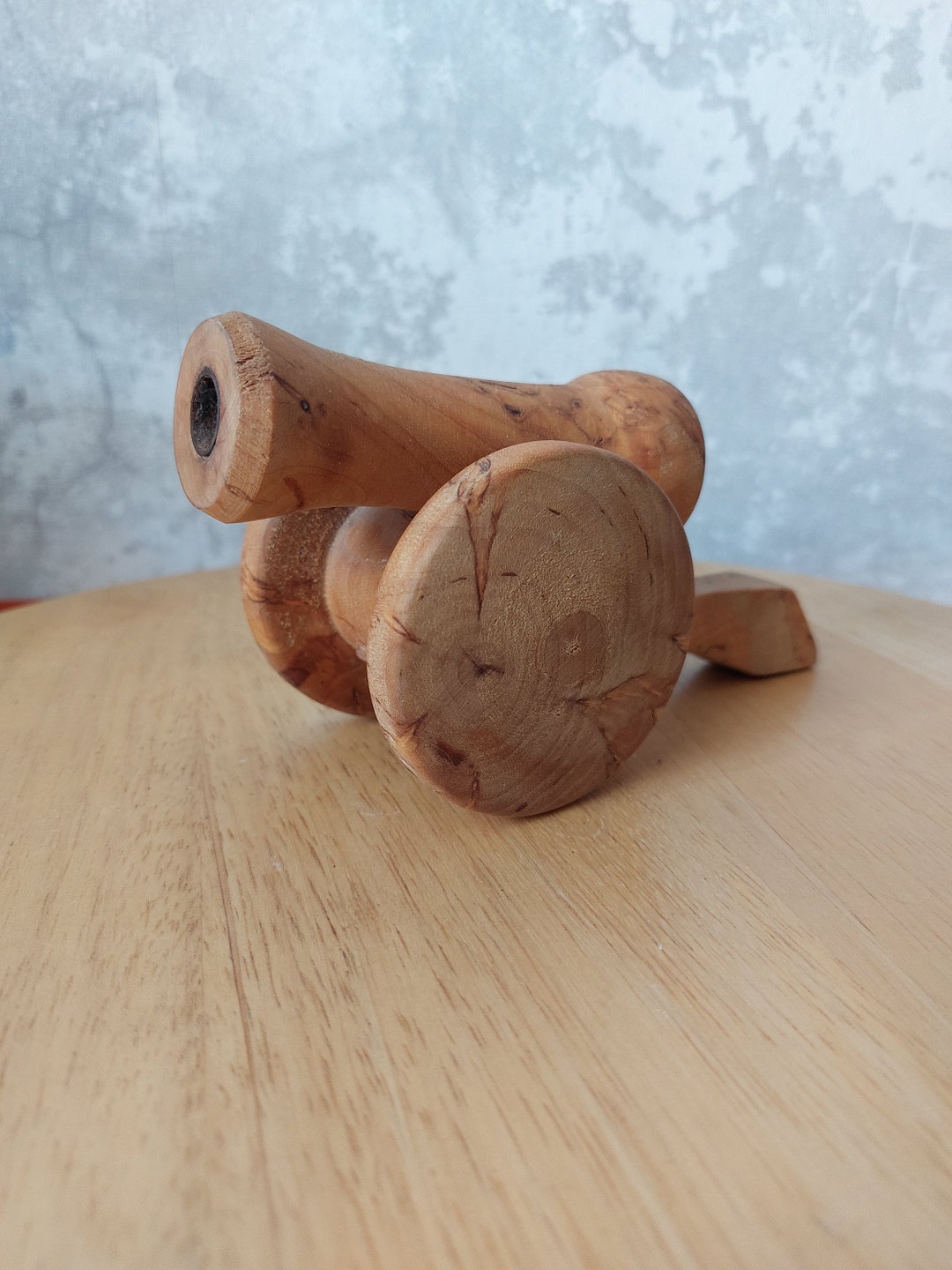 Wooden Cannon Figurinetoy.handmade. - Etsy