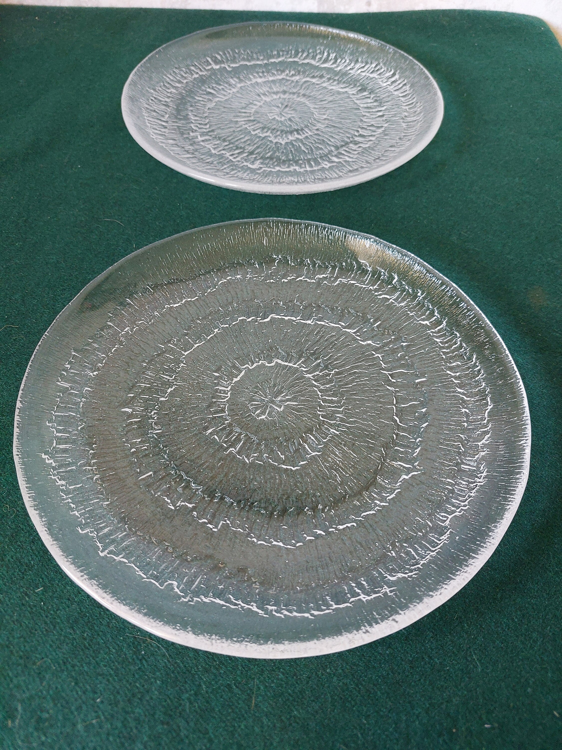 Iittala,solaris, 2 Salad/breakfast Plates,designed by Tapio Wirkkala ...