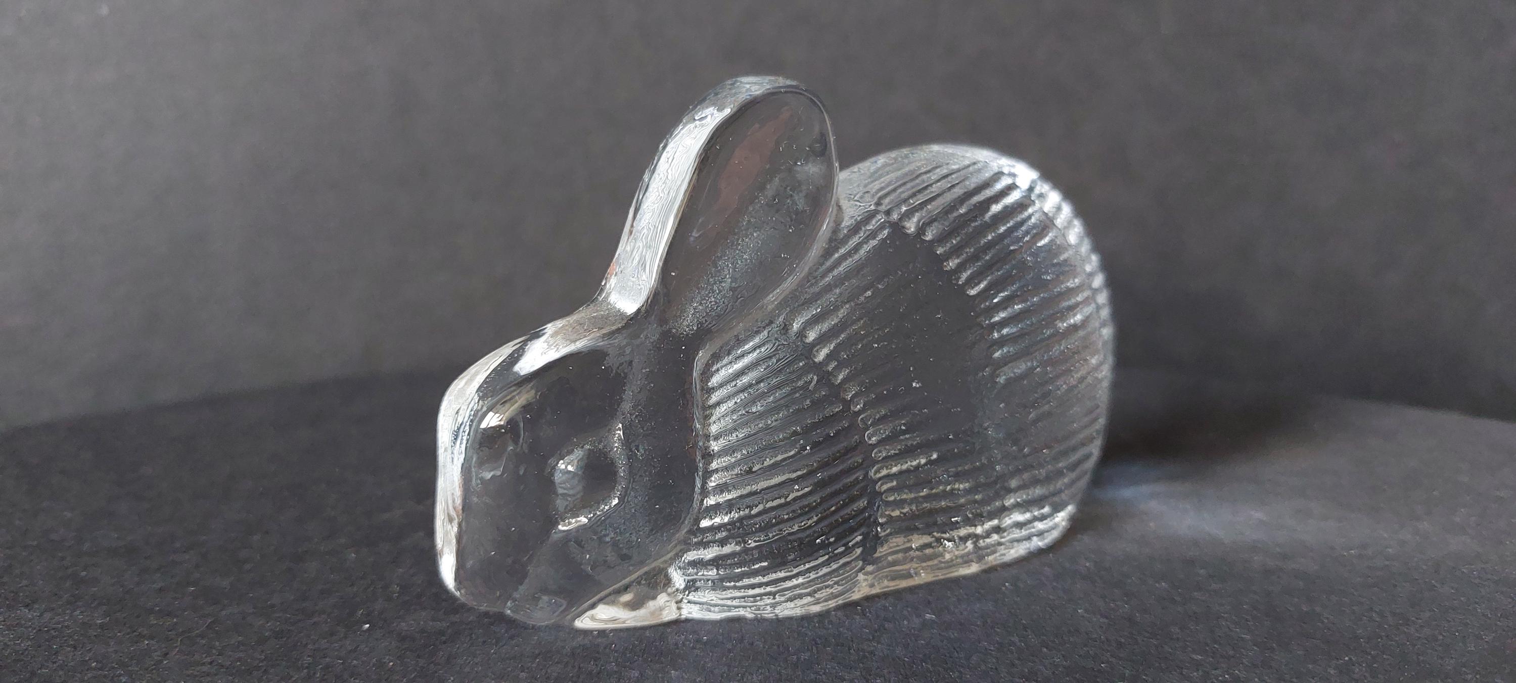 Lisa Larson Glass Figurine From Royal Krona Rabbit in the Animals in ...