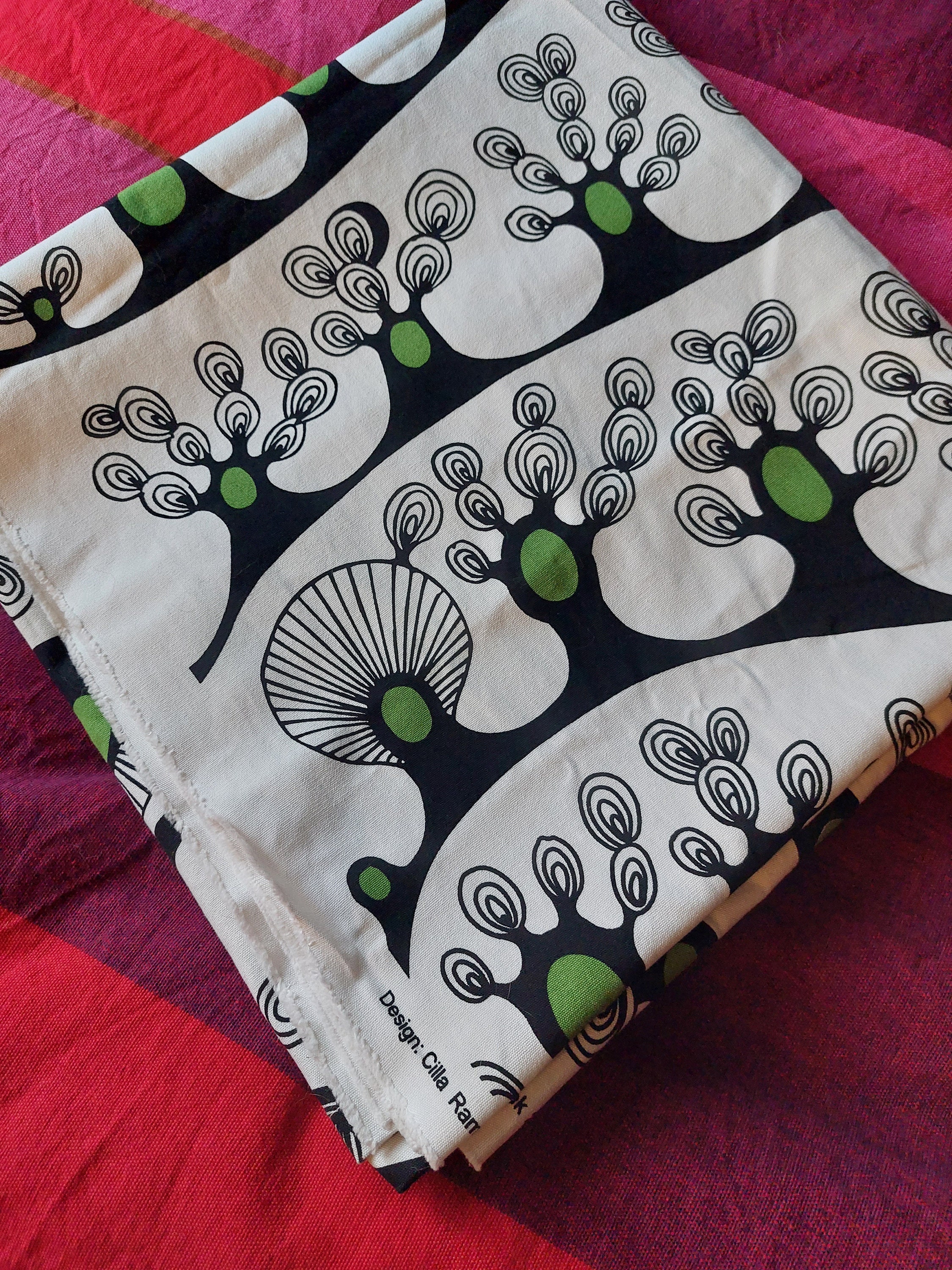Baumwollstoff. Entwurf Cilla Ramnek 2008 IKEA of Sweden AB - Etsy.de
