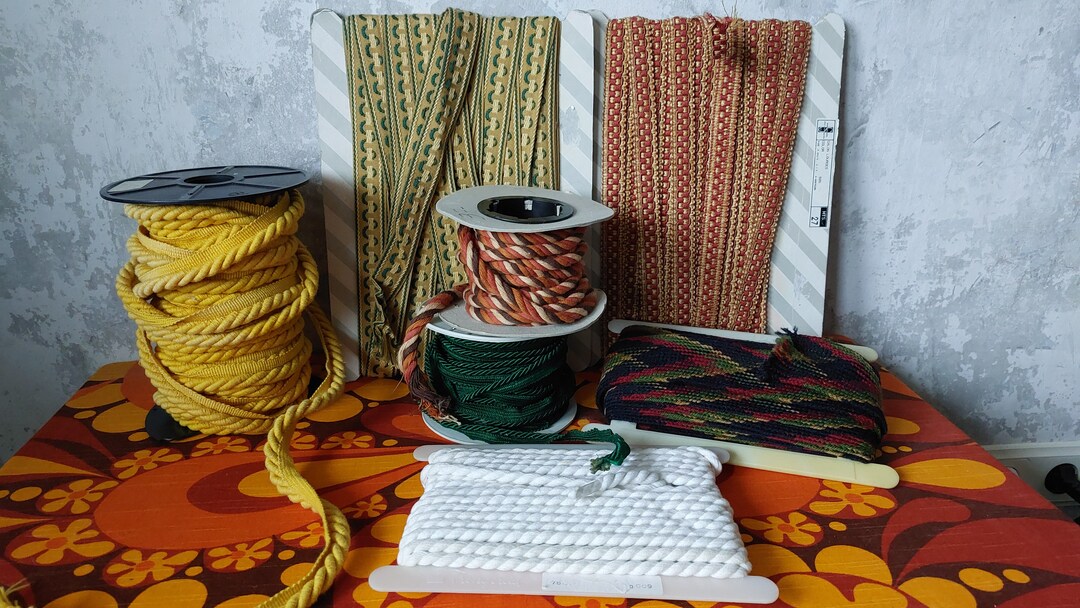 Set of Decorative Braids , Flange Cords for Needlework. - Etsy
