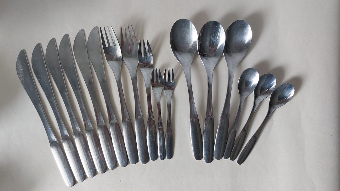 Hackman,savonia, Finland,designed by Adolf Babel,set Cutlery,1960s - Etsy