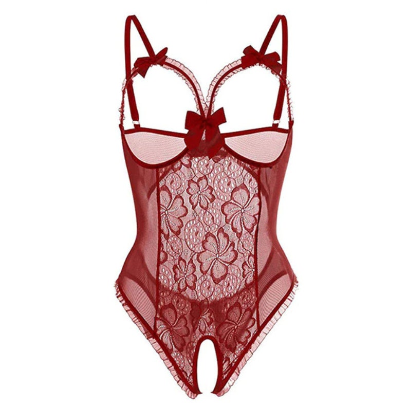 Crotchless Lingerie Sexy Open Crotch Sleepwear Open Crotch Etsy 日本