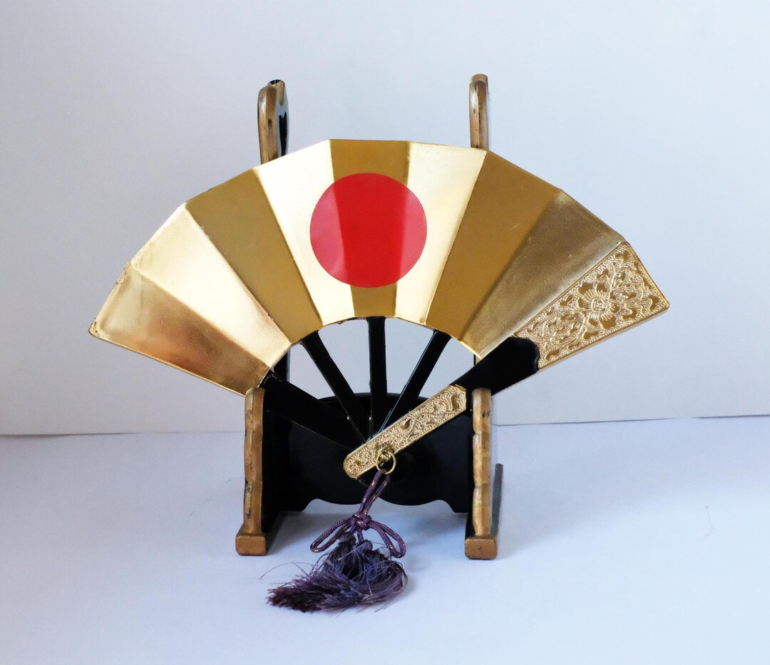 Japanese Flag Fan Ornament - Etsy