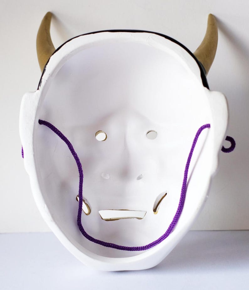Vintage Japanese Ceramic Noh Masks, Han-nyamen - Etsy
