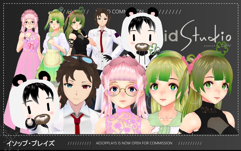 Vtuber and Vrchat Custom Avatar Commission for Streaming and Games - Etsy