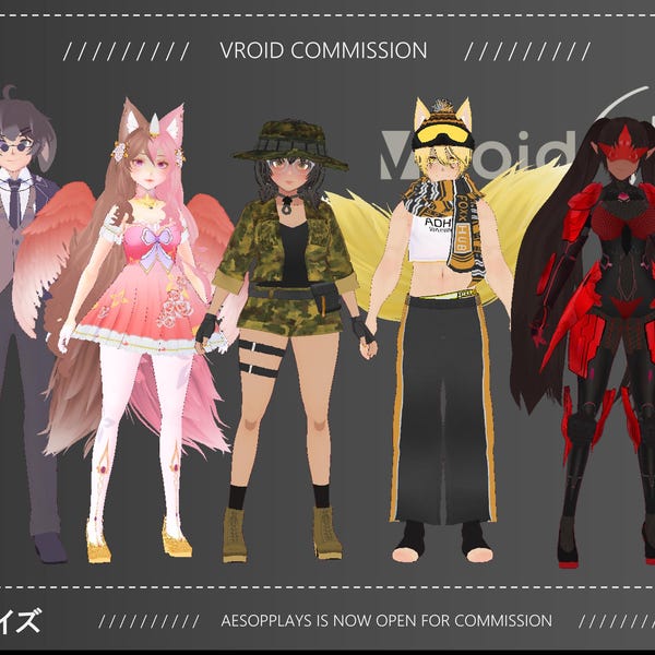 Vrchat Male Avatars - Etsy