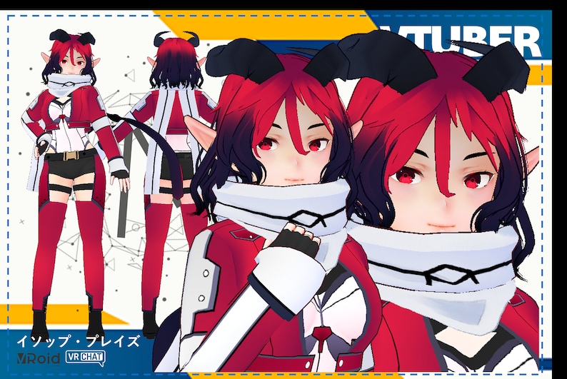 Vtuber and Vrchat Custom Avatar Commission for Streaming and Games - Etsy