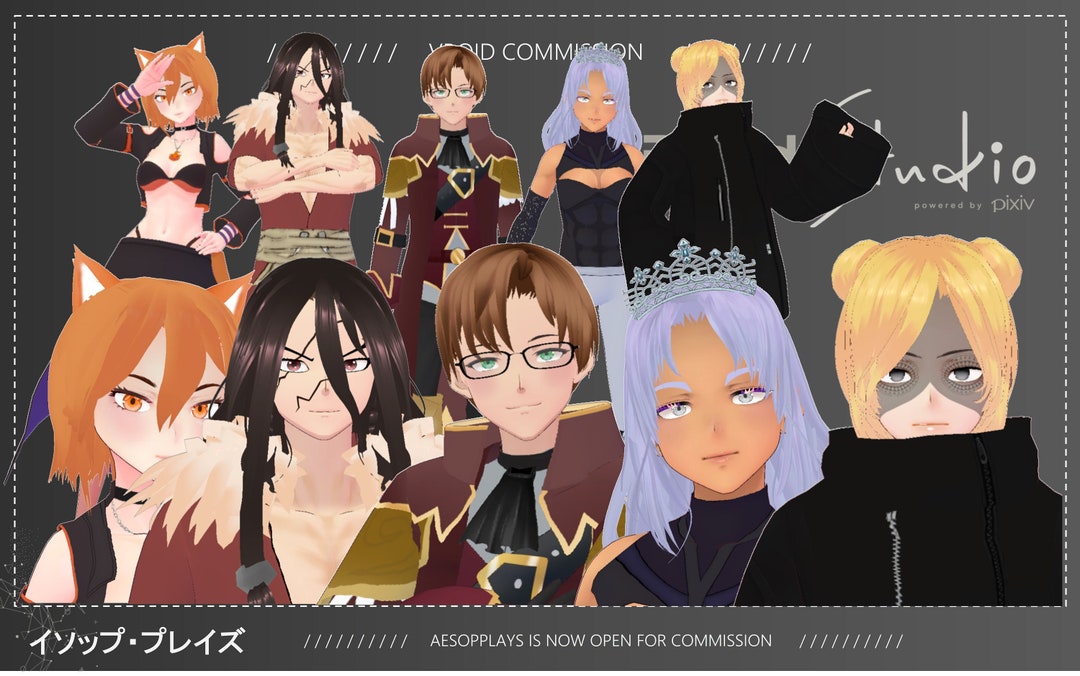 Vtuber and Vrchat Custom Avatar Commission for Streaming and Games - Etsy