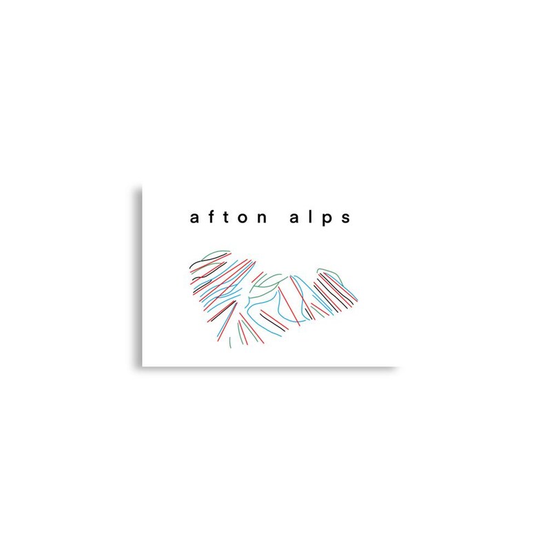 Afton Alps Ski Map Poster - Etsy