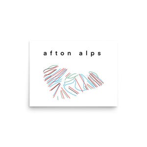 Afton Alps Ski Map Poster - Etsy
