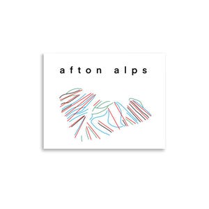 Afton Alps Ski Map Poster - Etsy