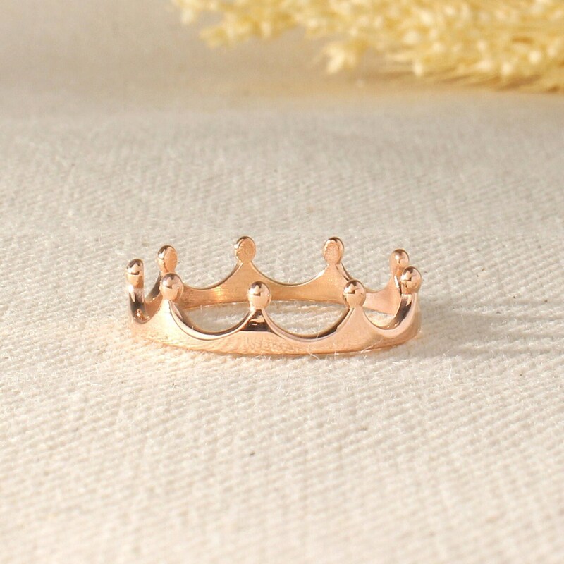 Gold Crown Ring - Etsy