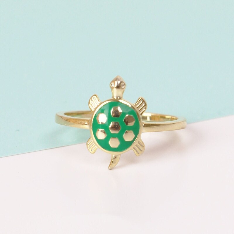 Turtle Ring - Etsy