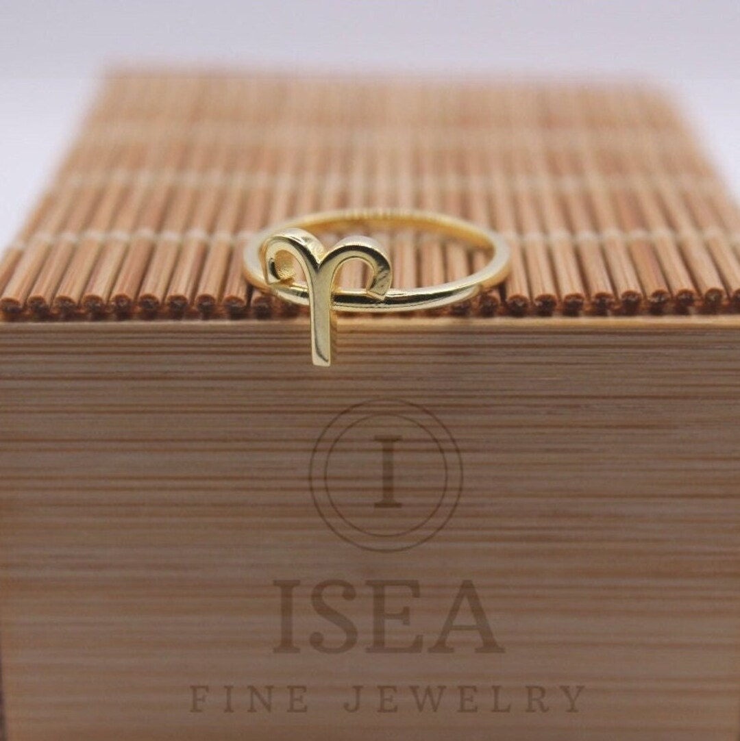 10k Gold Horoscope Rings 14k Gold Zodiac Ring 18k Gold Zodiac Ring Gift ...