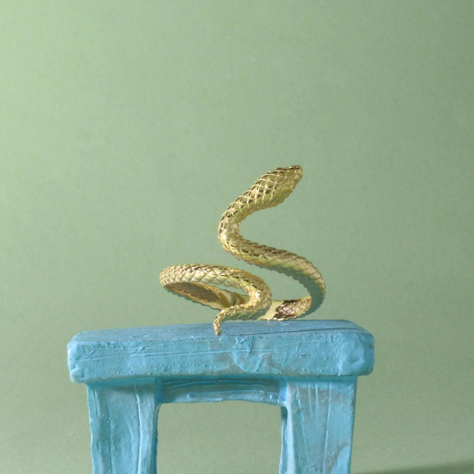 14k Solid Gold Snake Ring: Serpent Jewelry Gift - Etsy