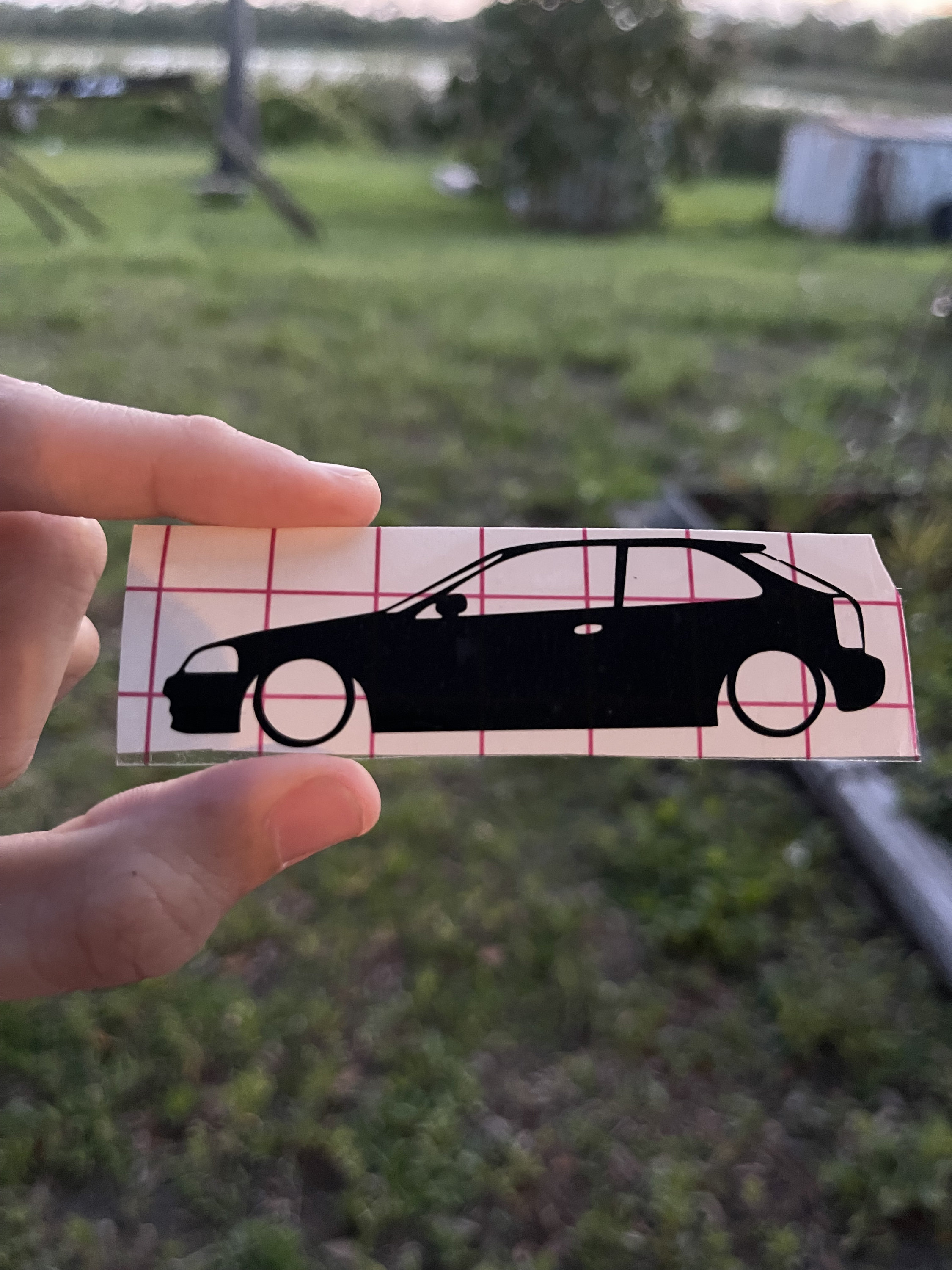 Japanese JDM Sticker Honda Civic Die-cut Silhouette Vinyl Decal ...