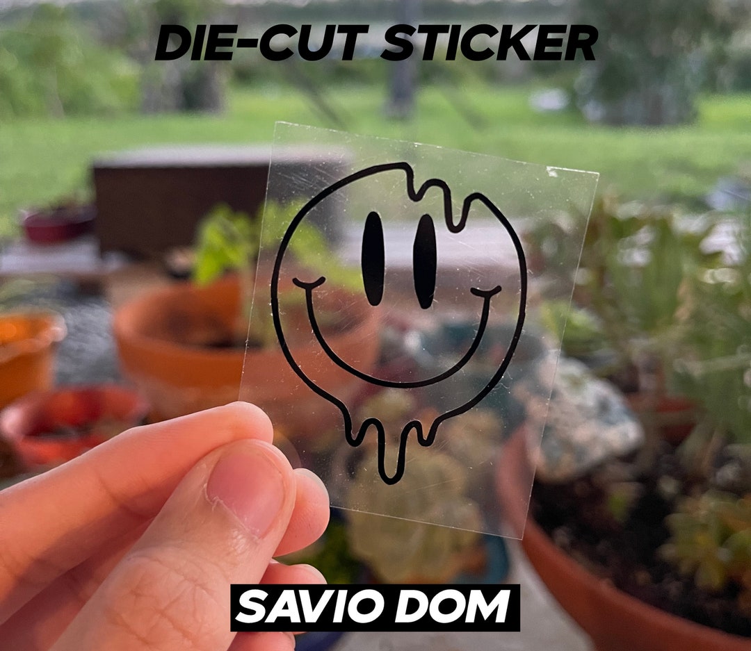 Smiley Face Sticker | Smiley Graffiti Sticker | DIE-CUT Durable and ...