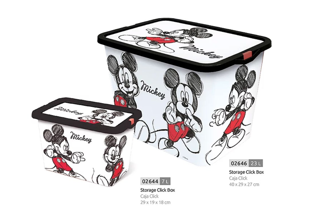 Mickey Mouse Storage Boxes - Etsy
