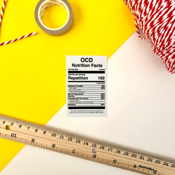 Funny Ocd Stickers - Etsy