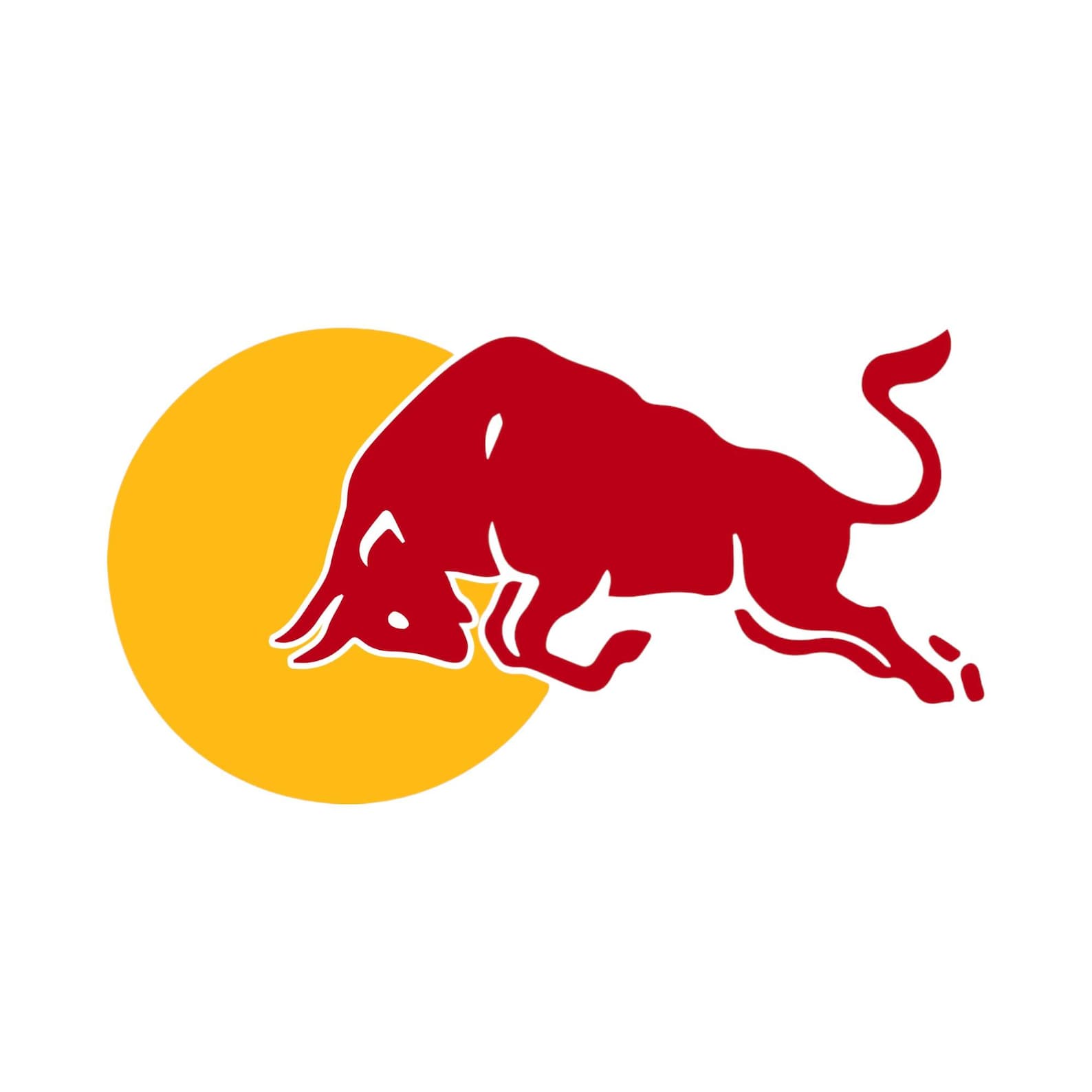 Red Bull Logo Sticker Decal Any Size Choose Any Color - Etsy