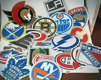 Nhl Decals | Etsy