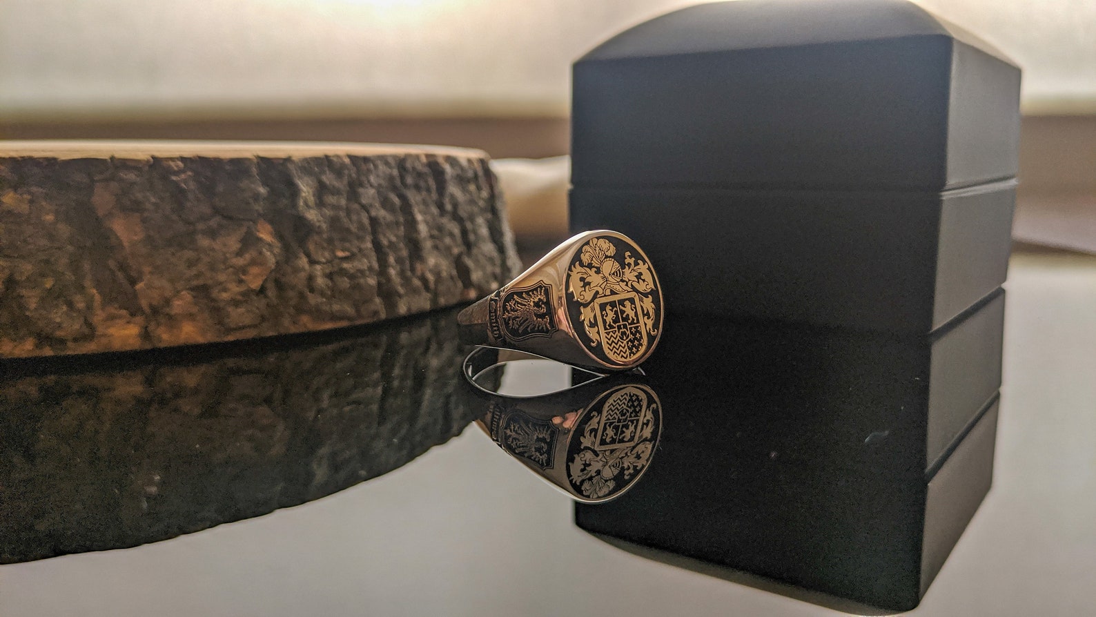 Silver Family Crest Rings Crest Ring Coat of Arms Signet - Etsy