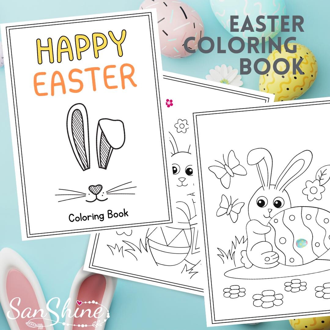 10 Easter Coloring Pages for Kids | Printable Easter Coloring Pages ...