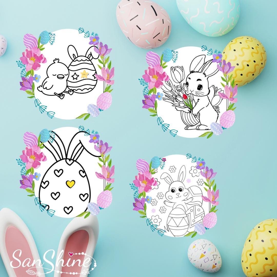 10 Easter Coloring Pages for Kids | Printable Easter Coloring Pages ...