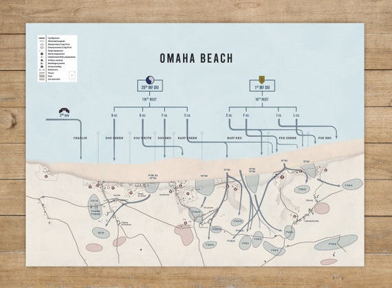 D Day Beaches Map