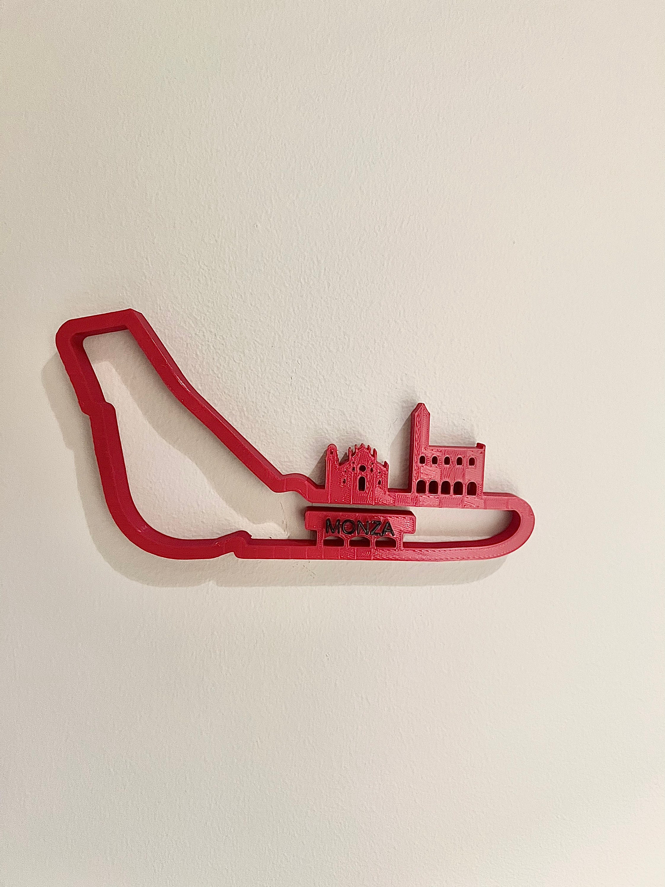 Formula 1 Racing Track Wall Art Formula 1 Circuit Formula 1 Gift Monza ...