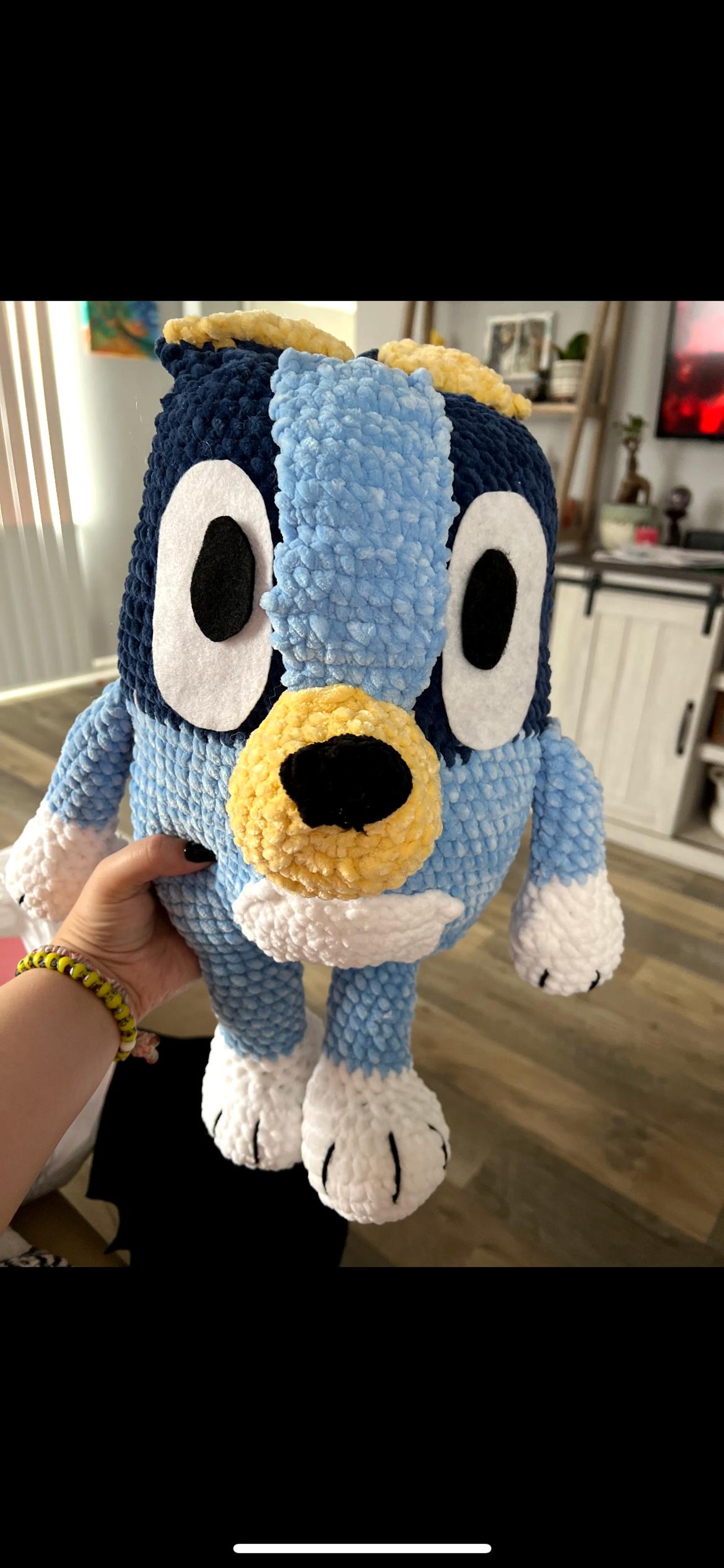 Handmade Bluey Plush - Etsy