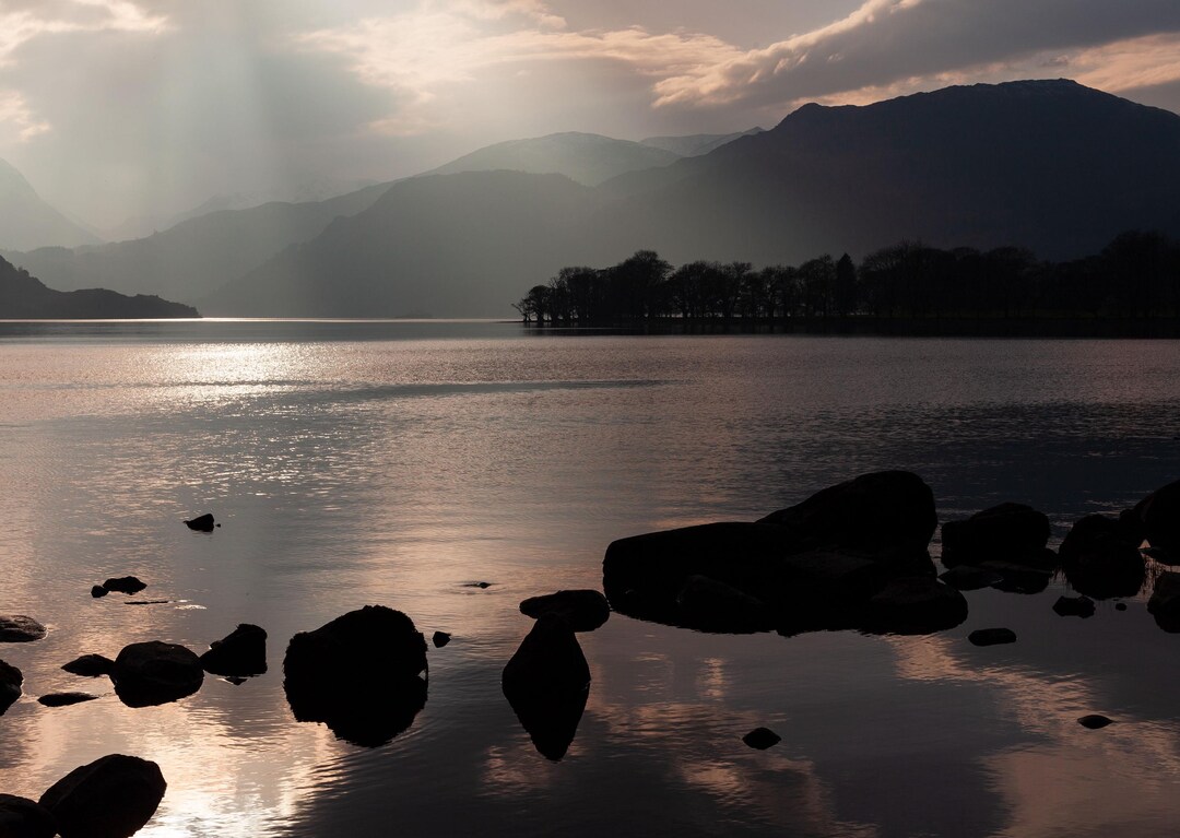 Ullswater Winter Landscape Print | A4 Lake District Photography ...