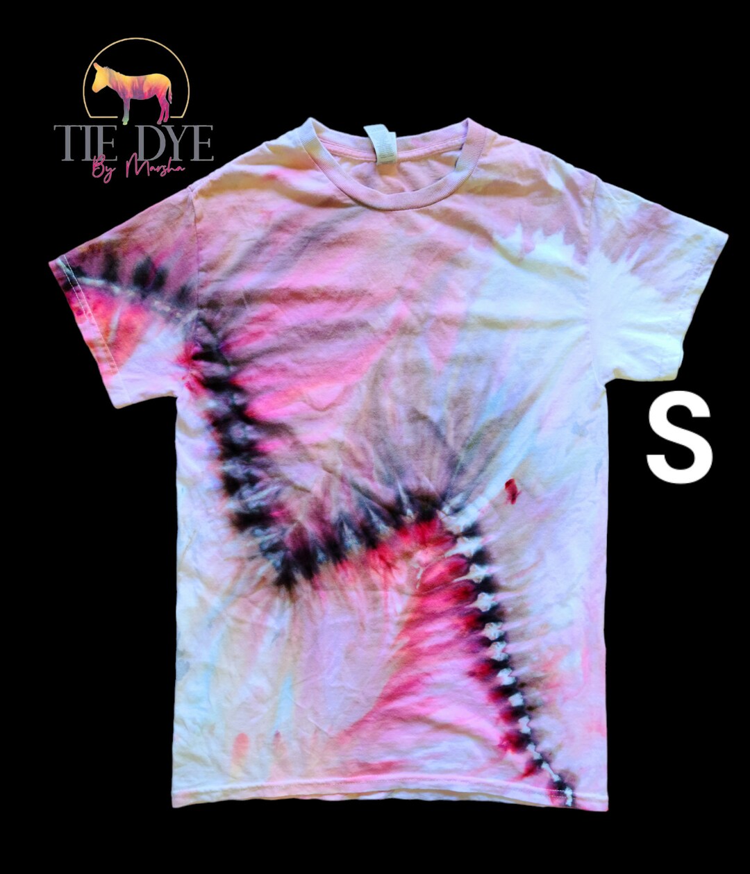Small Lightning Bolt Tie Dye Shirt - Etsy