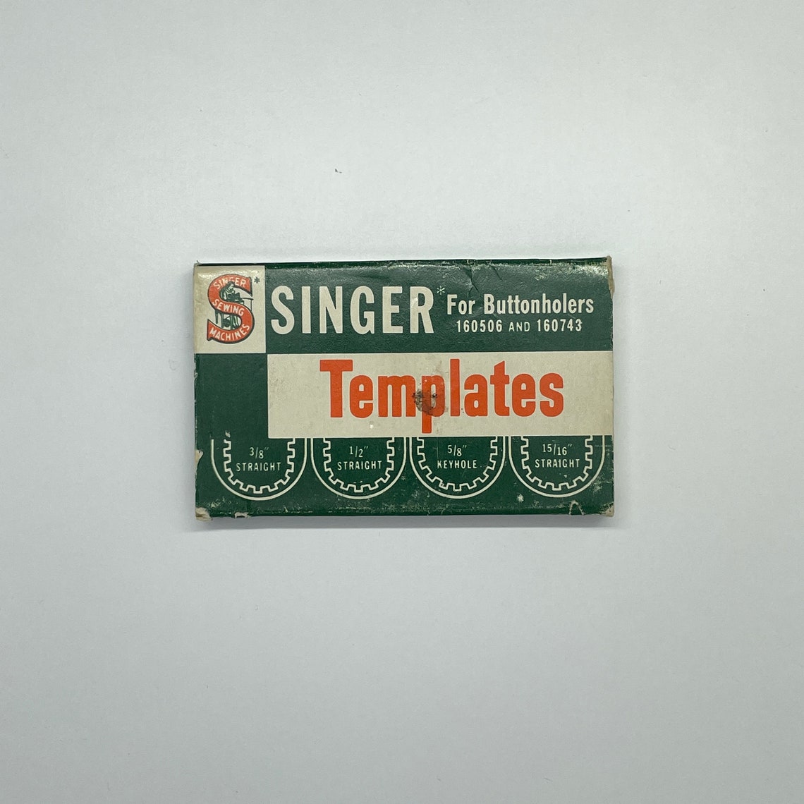 Vintage Singer Buttonholer Templates for Buttonholers 160506 and 160743 ...