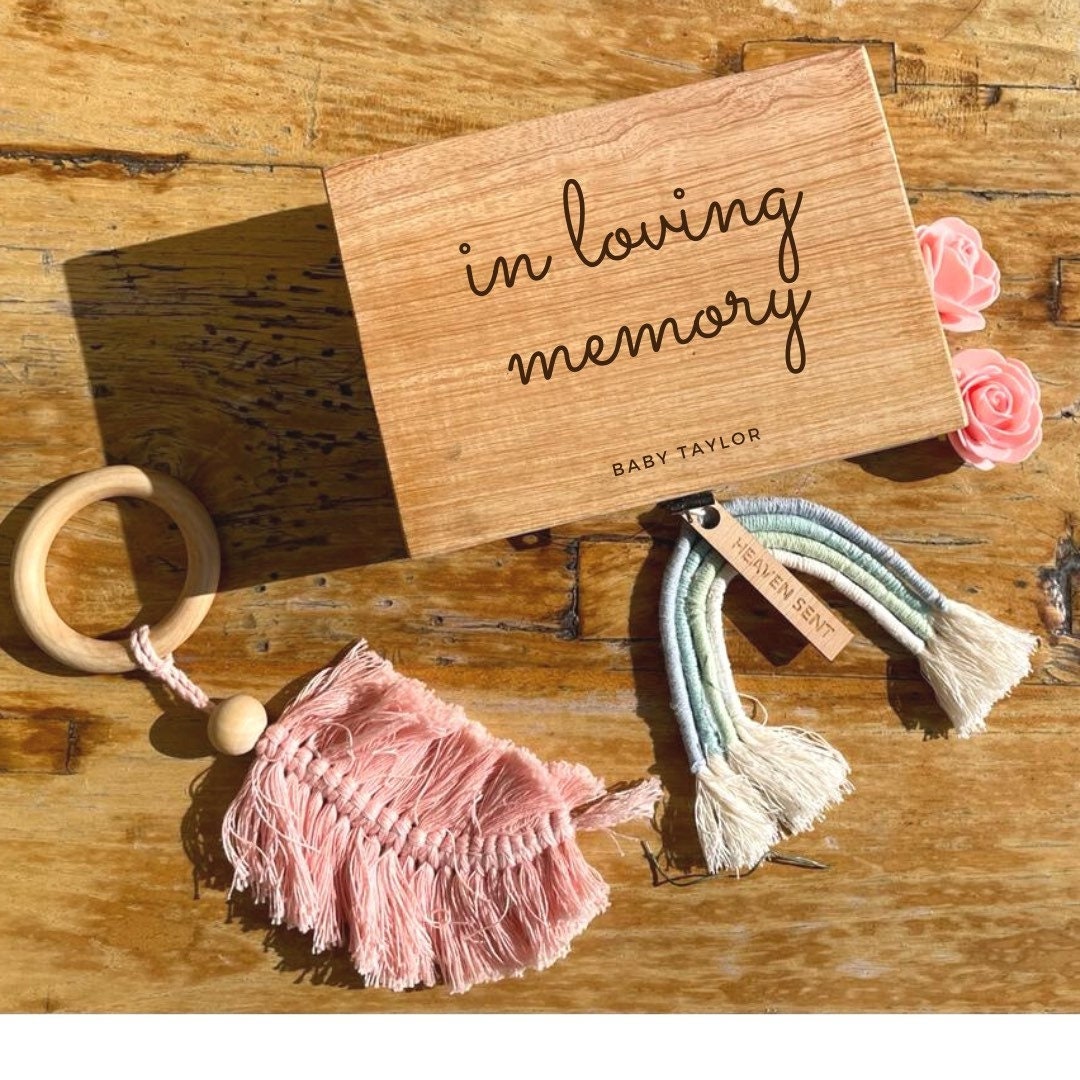 Personalised Keepsake Box Engraved Wooden Box Personalised Remembrance ...