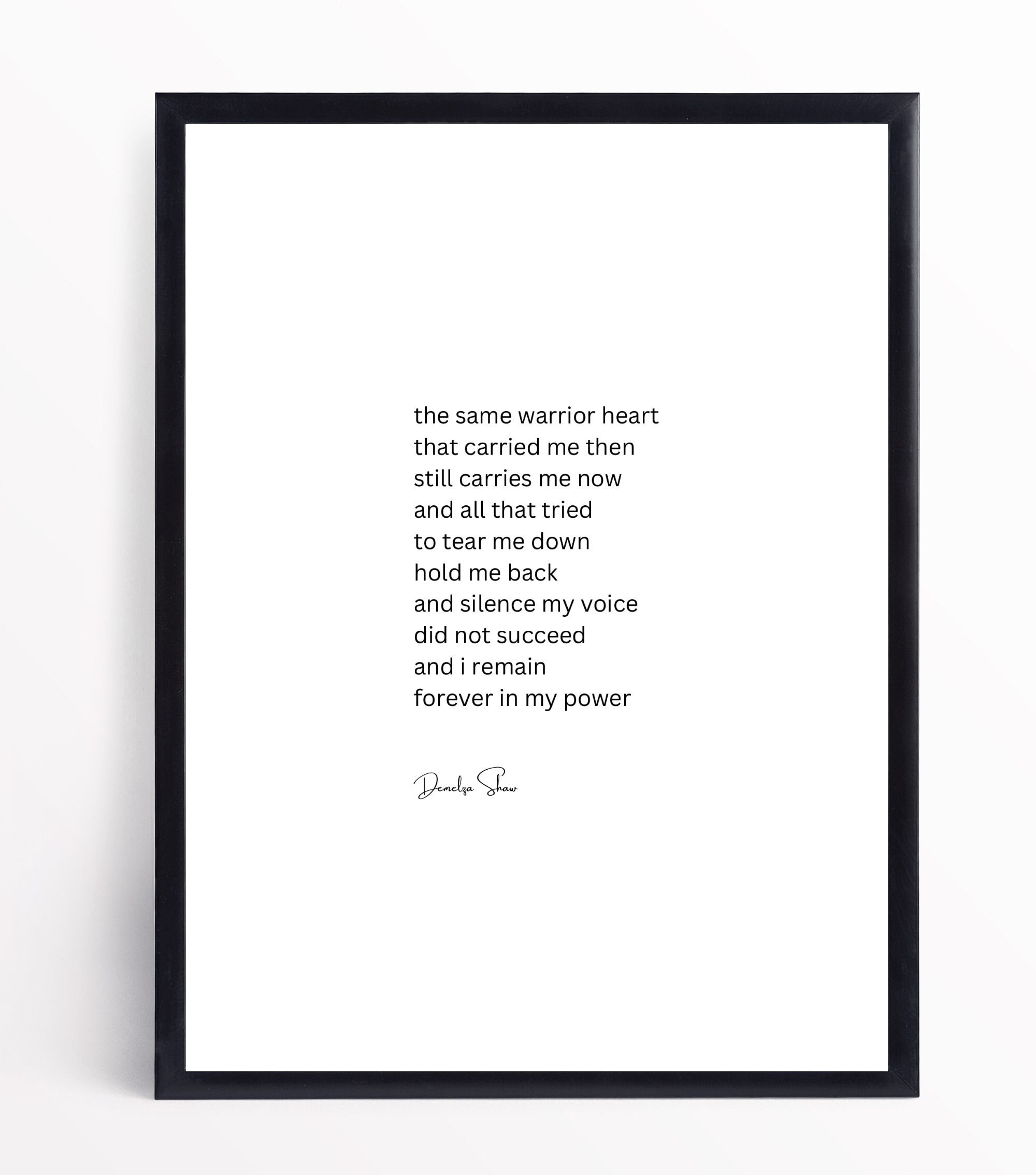 I Remain Poem A4 Digital Download - Etsy