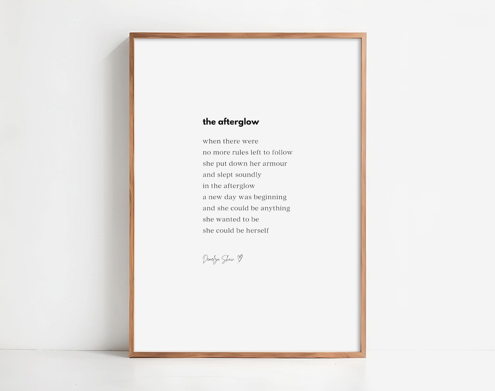 The Afterglow Poem Print - New Beginnings A4 (digital Download) - Etsy