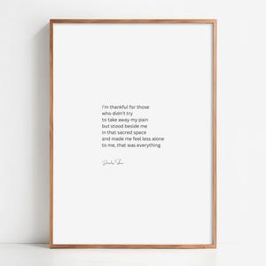 I’m Thankful - A4 Printable Poem (digital Print) - Etsy