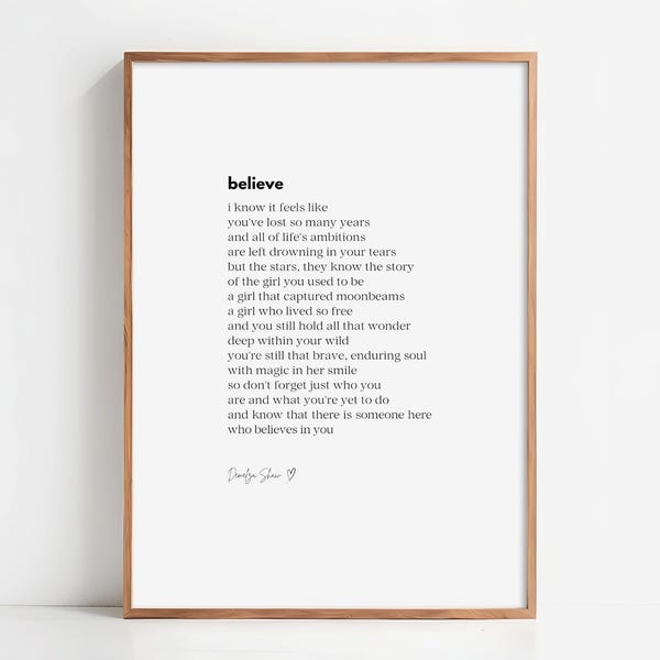 Digital Poem - Etsy